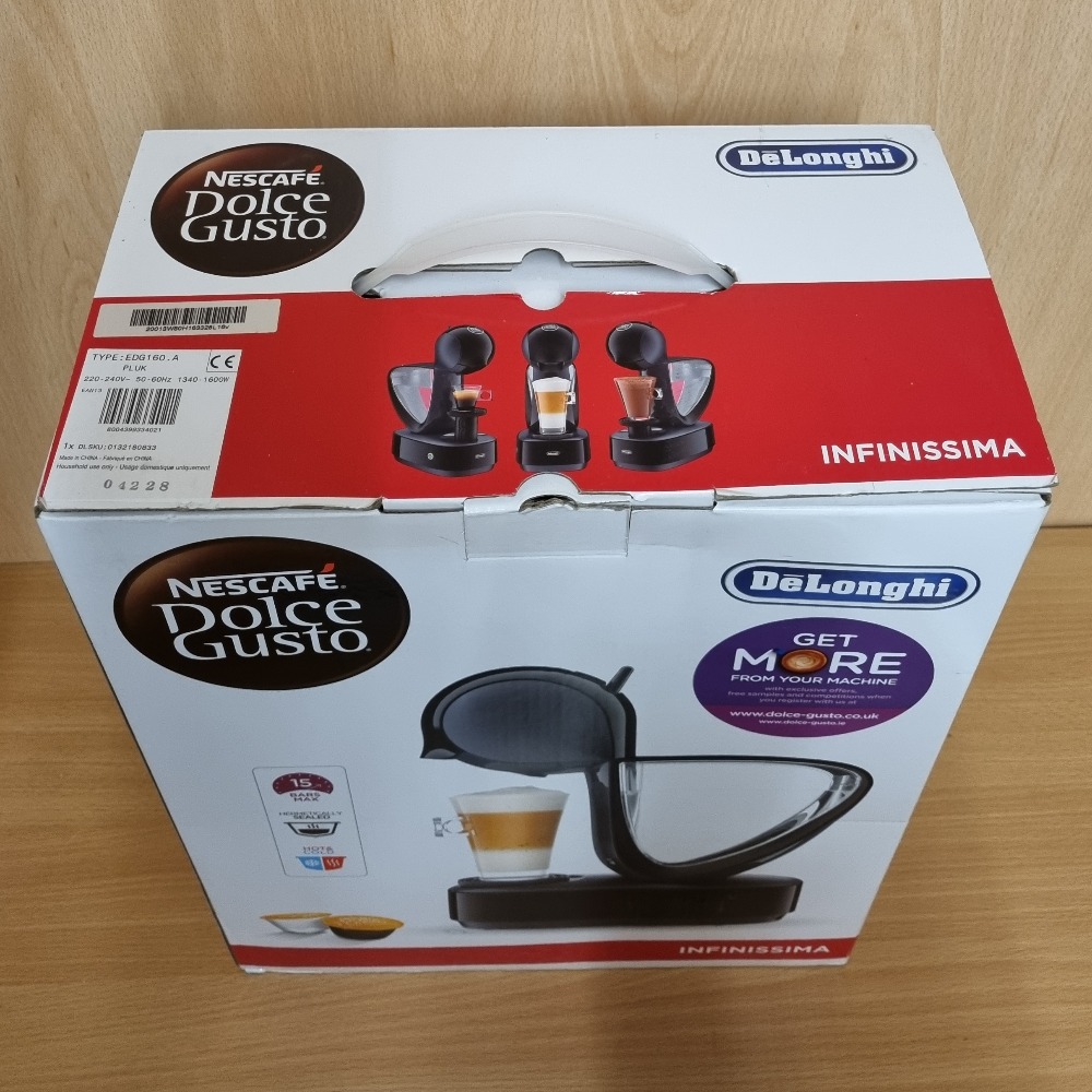 New DeLonghi Nescafe De'Longhi EDG 160A Infinissima Nescafe Dolce Gusto ...